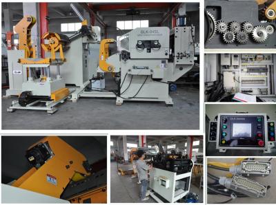 China Automatic Yaskawa Servo Motor Drive NC Roll Decoiler Straightener Feeder for sale