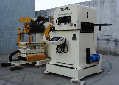 China Conveyer Belt Pressing Arm Decoiler Straightener Feeder For Air Condition Punching for sale