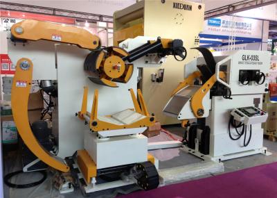 China Pneumatic System Control Metal Straightening Machine , PLC Control 3 in 1 metal machine for sale