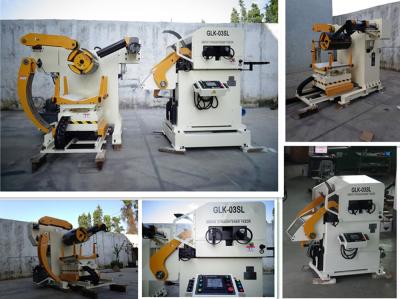 China Industrial NC Servo Decoiler Straightener Feeder for 0.5 - 4.5mm Thickness All Metal Coil for sale