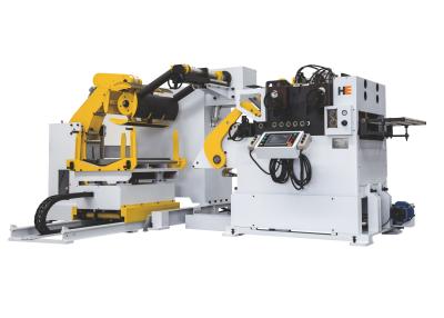 China Servo Motor And PLC Control 3 In 1 Straightener Feeder With 7 Pieces 88mm Straightener Roller for sale
