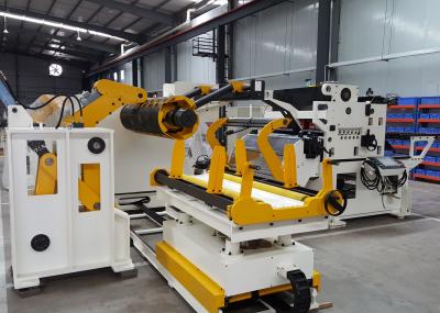China Supper Thin Metal Coil 3 In 1 Machine for Uncoiler Matched Big Punching Machine For Household Appliances for sale