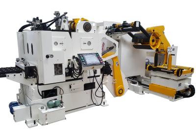China 1300MM Metal Coil NC Servo 3 In 1 Straightener With Shearing Machine And Oiling Machine for sale