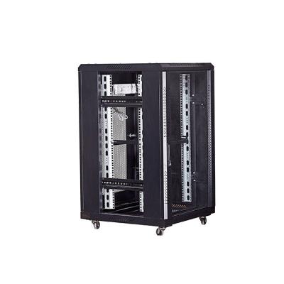 China Spcc Cold Rolled Steel Network Cabinet Rack with Toughened Glass Door or Mesh Door for sale
