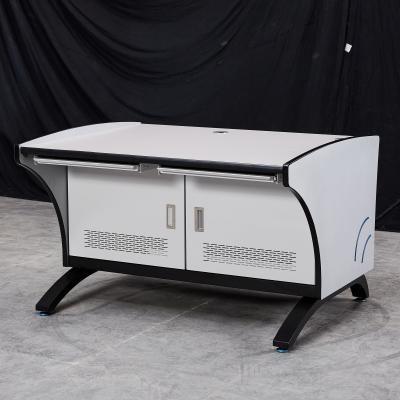 China Computer Desk Best Sale Double Seat Office Equipment CCTV Control Center Desk Dispatching Consoler for sale
