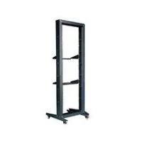 China 200kg Loading Capacity 22U 2 Post Open Server Network Cabinet for Data Center Switch for sale