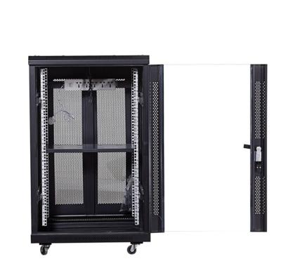 中国 格安 600*600*1000 深さ 600mm 18u サーバーラック ネットワーク 19インチ 販売のため