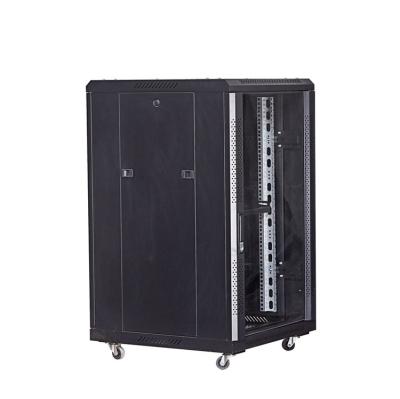 中国 格安 600*600*1000 深さ 600mm 18u サーバーラック ネットワーク 19インチ 販売のため