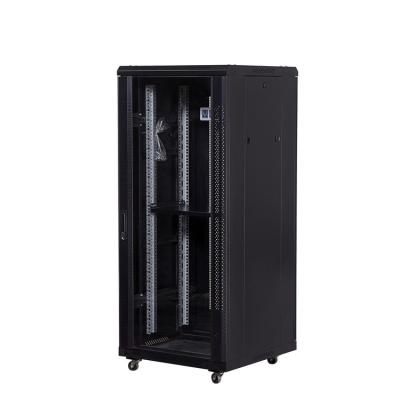 Китай 18U Server Rack Floor Standing Network Cabinet с отвержденной стеклянной дверью или сетчатой дверью продается