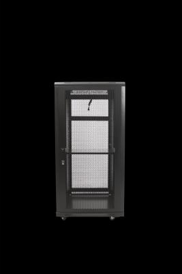 Cina 18U Server Rack Floor Standing Network Cabinet con porta in vetro rinforzato o porta a maglia in vendita