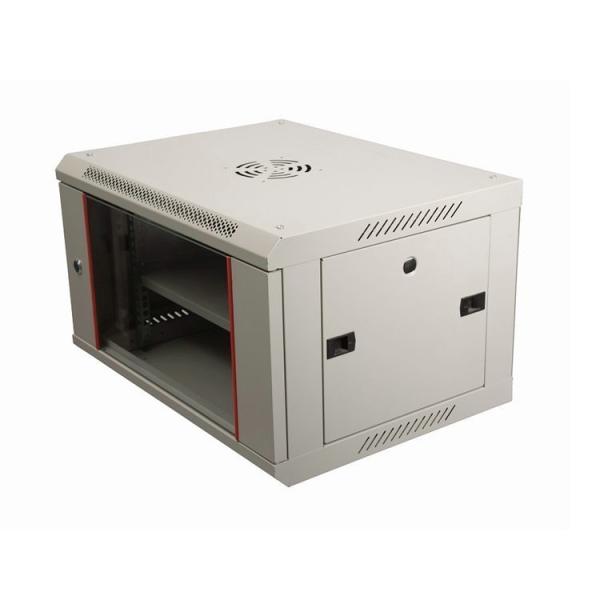 Quality 9U Wall Mount Cabinet for Computer Equipment Server Black 600*450*280 IP20 for sale