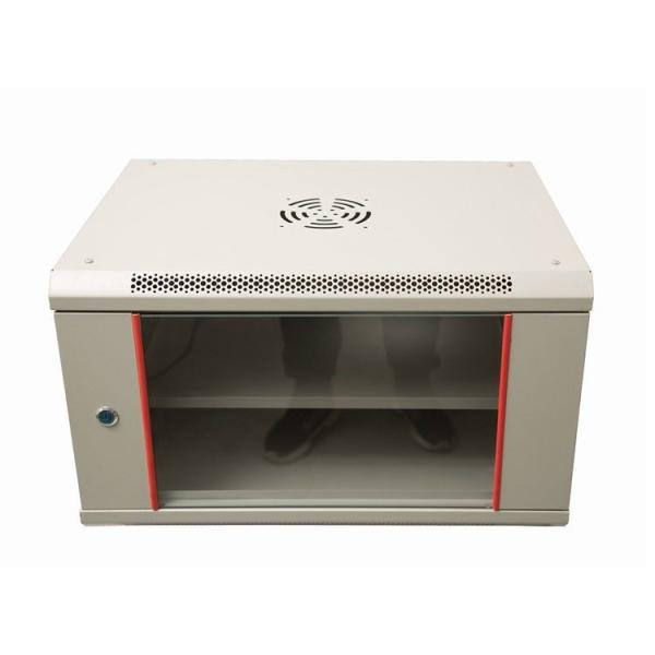 Quality 9U Wall Mount Cabinet for Computer Equipment Server Black 600*450*280 IP20 for sale
