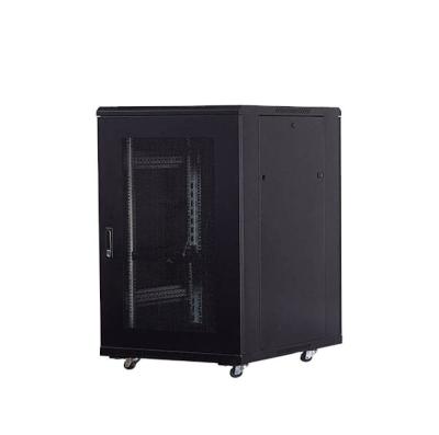 Cina 19' International Standard 6U 600*600*350 Rack Mount Server Cabinet in RAL9005 Nero in vendita