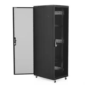 Cina 600*800*2000mm Data Center Server Rack personalizzabile con porta in vetro temperato e logo in vendita