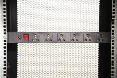 Cina 600*800*2000mm Data Center Server Rack personalizzabile con porta in vetro temperato e logo in vendita