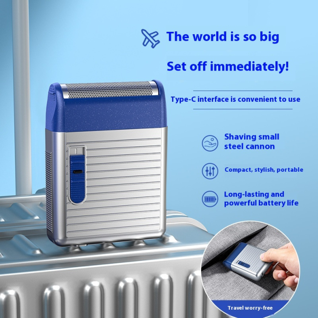 ANBOLIFE Mini Portable Electric Shaver with 60 Min Working Time 1 Year ...