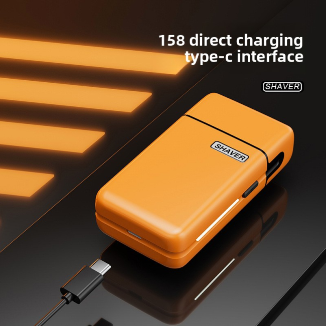 Mini Portable Electric Shaver with 1.5 Hours Charging Time Free Spare ...