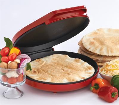 China Anbolife electric pizza maker high quality multi-function pizza maker small kitchen appliance mexico pizza oven for sale