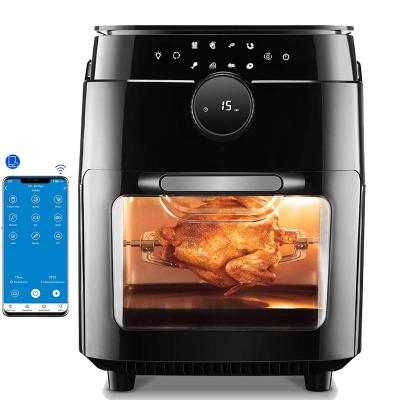 Cina Fornaci per friggitrici a aria in acciaio inossidabile multifunzione 12L Non convezione di olio Rotisserie Dehydrator Forno 1800W in vendita