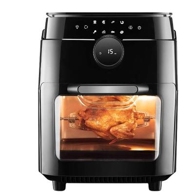 Cina Fornaci per friggitrici a aria in acciaio inossidabile multifunzione 12L Non convezione di olio Rotisserie Dehydrator Forno 1800W in vendita
