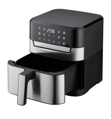 China 6L 7L Healthy Choice Digital Air Fryer Smart Heating Quickly Stainless Steel Oil Free Electric for sale