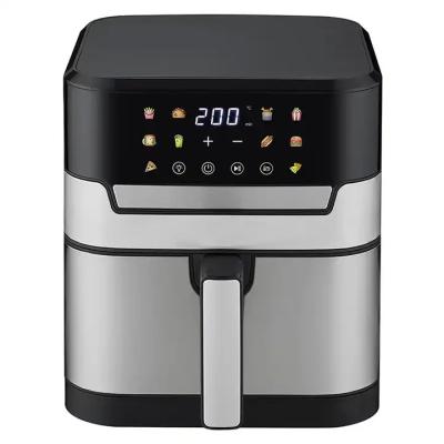 China Smart Touch Screen Beautiful 6qt Digital Air Fryer 8 In 1 Custom Oil Free Electric Deep Hot for sale