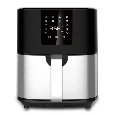 China 6L 7.7L With 8 Presets Digital Air Fryer Without Oil LED Touch Screen for sale