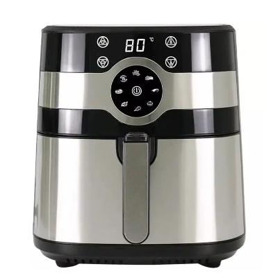 China 6L 7.7L With 8 Presets Digital Air Fryer Without Oil LED Touch Screen for sale