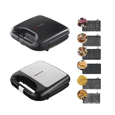 China 4 3 In 1 Mini Waffle Sandwich Makers Breakfast Toaster 850W for sale
