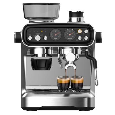 Cina Macchina elettrica per caffè Espresso professionale potente pompa di pressione 15/20 bar macina per latte cappuccino fatta di plastica durevole in vendita