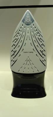 Cina Doppio piatto in ceramica 3000w Abbigliamento Ferro elettrico Alta potenza 40g/min Grande Plancha De Vapor Autodistruggere Funzione completa Vapore in vendita
