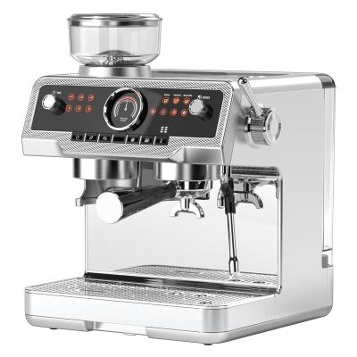 China ANBOLIFE 2-in-1 Espresso Coffee Maker with Built-in Grinder 2800W for sale