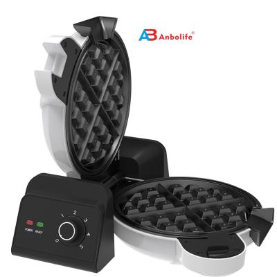China Anbolife Animal Shape Waffle Maker with Non-Stick Plates for sale