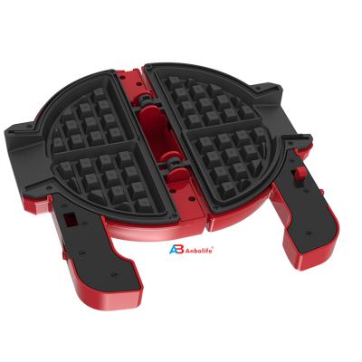 China Anbolife Animal Shape Waffle Maker with Non-Stick Plates for sale
