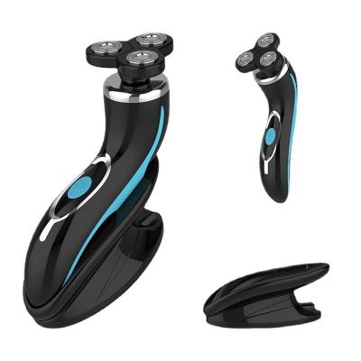 China Portable Men's Electric Shaver with Stainless Steel Blade and Plastic Handle for Face Use for sale