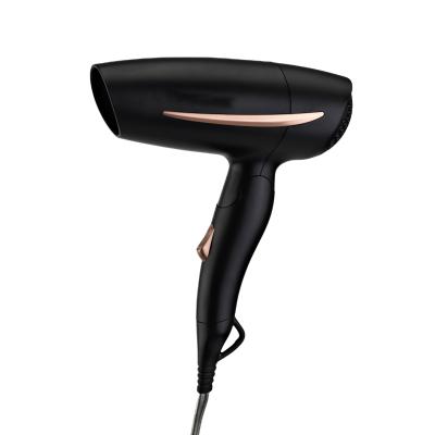 China 1200W 220-240V Dual Voltage Travel Hair Dryer with 1 Year Warranty Compact Foldable Handle for Salon and Home Use for sale