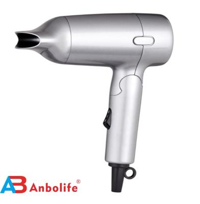 China ANBOLIFE Professional 1200W Foldable Hair Dryer with 2 Speed Settings and High Speed DC Motor for Fast Drying for sale