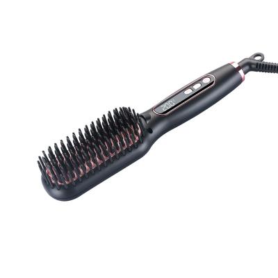 China Mini LCD Display Electric Hair Comb with 42W Power and 10 Temperature Levels for Dual-Purpose Styling for sale