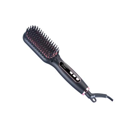 China Mini LCD Display Electric Hair Comb with 42W Power and 10 Temperature Levels for Dual-Purpose Styling for sale