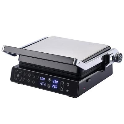 China Digital Display Electric Cooktop Cool Touch Handle Drip Tray Oil Collection for sale