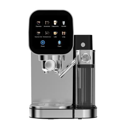 China Americano Cool Espresso Machine 1360W Cappuccino Maker with Milk Frother for sale