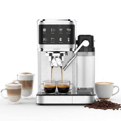 China 15 Bar One Touch Automatic Espresso Maker Cappuccino Latte 1.5L Tank Home for sale