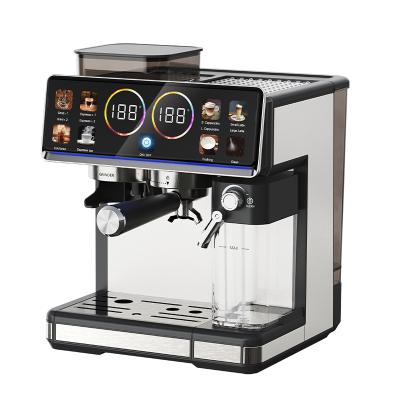 China 20 Bar Semi Automatic Espresso Maker Cold Brew Cappuccino Latte 2.6L Tank Home for sale
