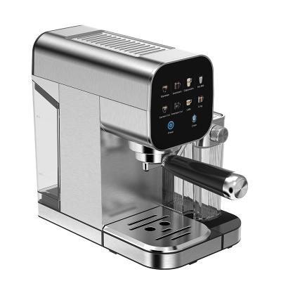 China Automatic Hot Cool Coffee Machine 20 Bar Touch Screen Espresso Cappuccino 0.9L Tank for sale