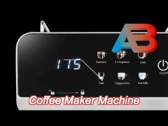 anbo digital professional espresso coffee machine with milk tank