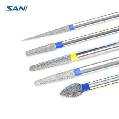 Cina Acciaio inossidabile FG dentario d'argento Diamond Burs High Speed di rendimento elevato 11mm in vendita