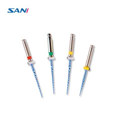 China 5 Years Shelf Life Nickel Titanium Endodontic Rotary Files with 2.0N.cm Torque and Good Cutting Ability for sale