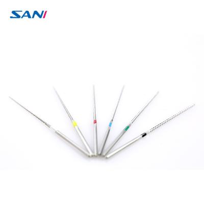 Cina Acciaio inossidabile 6pcs/Box Endo Files Engine Use dentario rotatorio in vendita