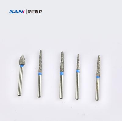 China Metaal10packs/box Veilig Beëindigen Diamond Finishing Burs In Dentistry Te koop