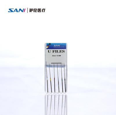 中国 歯根管治療のための歯科根管のステンレス鋼Uファイル 販売のため